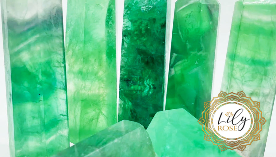 Green Fluorite Gemstone Uses & Crystal Healing Properties – Lily Rose ...